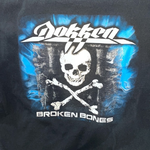 Jerzees | Shirts | Dokken Band Broken Bones Tour Tshirt L | Poshmark
